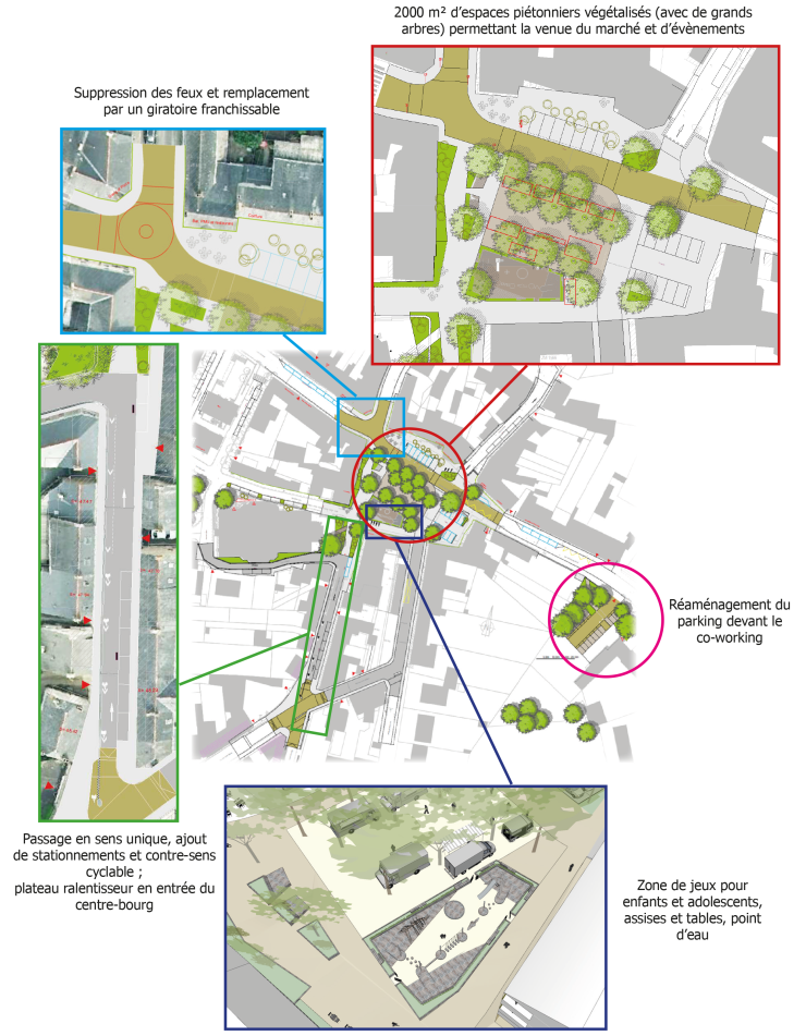 Aménagement des espaces publics - Commune de Bouvron